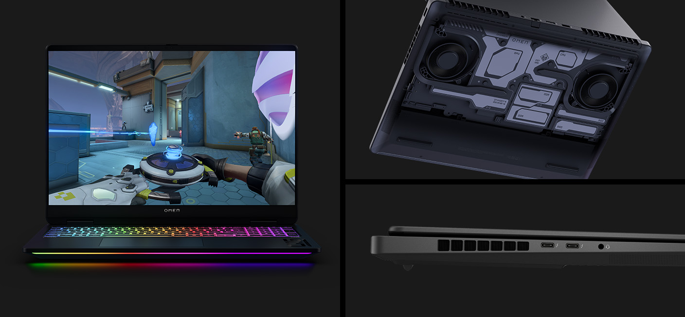 HP OMEN MAX 16 inch Gaming Laptop 16-ak0005AX, Black - 16" (BU2A5PA ...