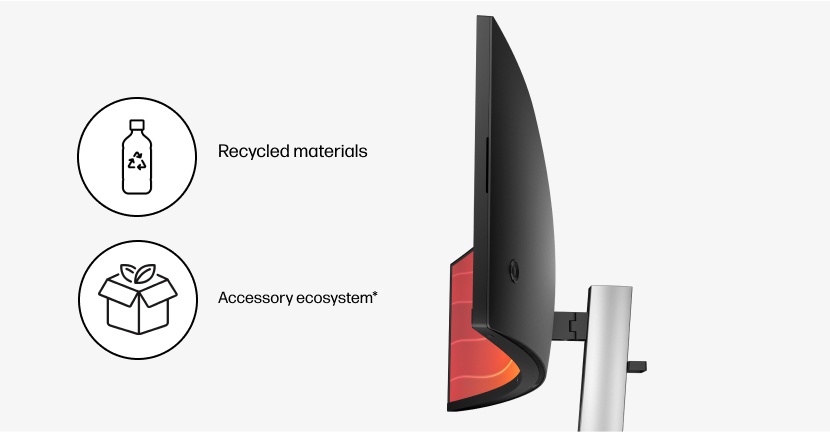 HP E45c G5 44.5 inch DQHD Curved Monitor - 44.5-inch (6N4C1AA) - Shop ...