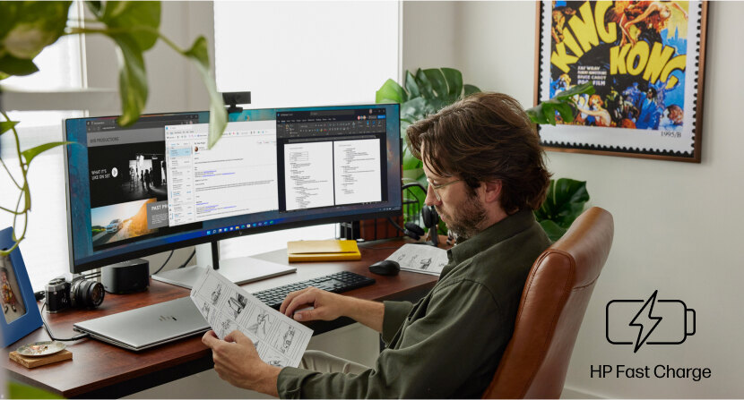 HP E45c G5 44.5 inch DQHD Curved Monitor - 44.5-inch (6N4C1AA) - Shop ...